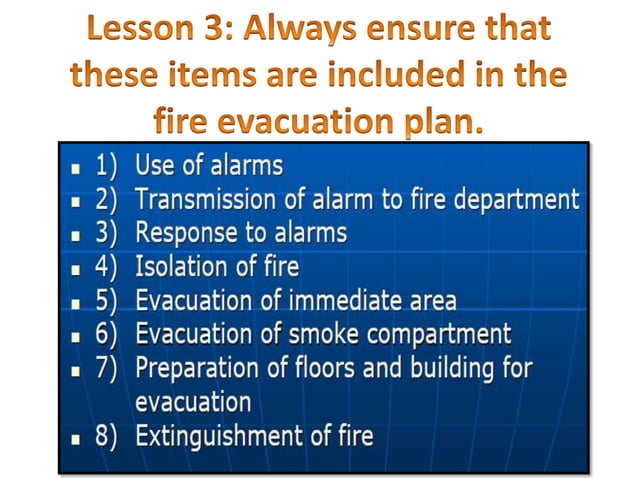 8 CRITICAL Lessons We Can Learn From Fire Drill @WORK. | PPTX