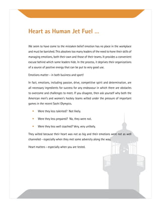 Lessons in team leadership from sochi | PDF | Career Planning | Careers