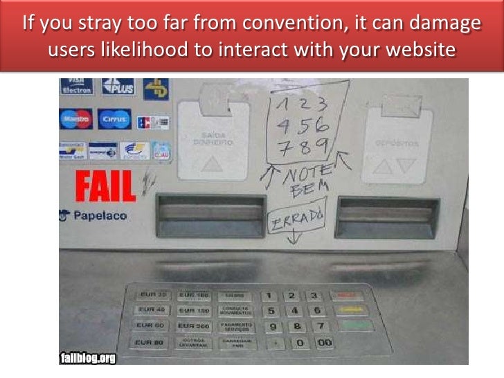 Lessons In Usability - FailBlog