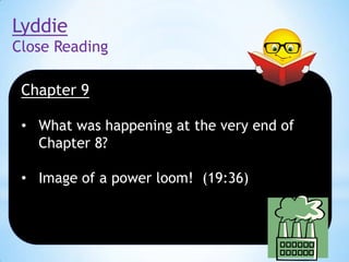 Lyddie: Lesson six, Unit 1 | PPTX | Needlework | Arts and Crafts