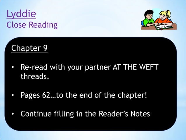 Lyddie: Lesson six, Unit 1 | PPTX | Needlework | Arts and Crafts