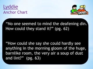 Lyddie: Lesson six, Unit 1 | PPT