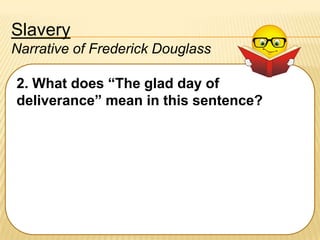 Slavery Module: Lesson six | PPT