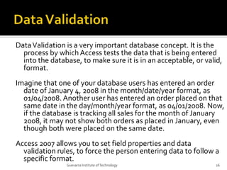 Lesson Six Entering And Editing Data In Tables | PPTX | Databases | Computer Software and ...