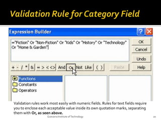 Lesson Six Entering And Editing Data In Tables | PPTX | Databases | Computer Software and ...