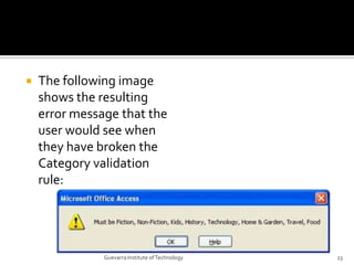 Lesson Six Entering And Editing Data In Tables | PPTX | Databases | Computer Software and ...