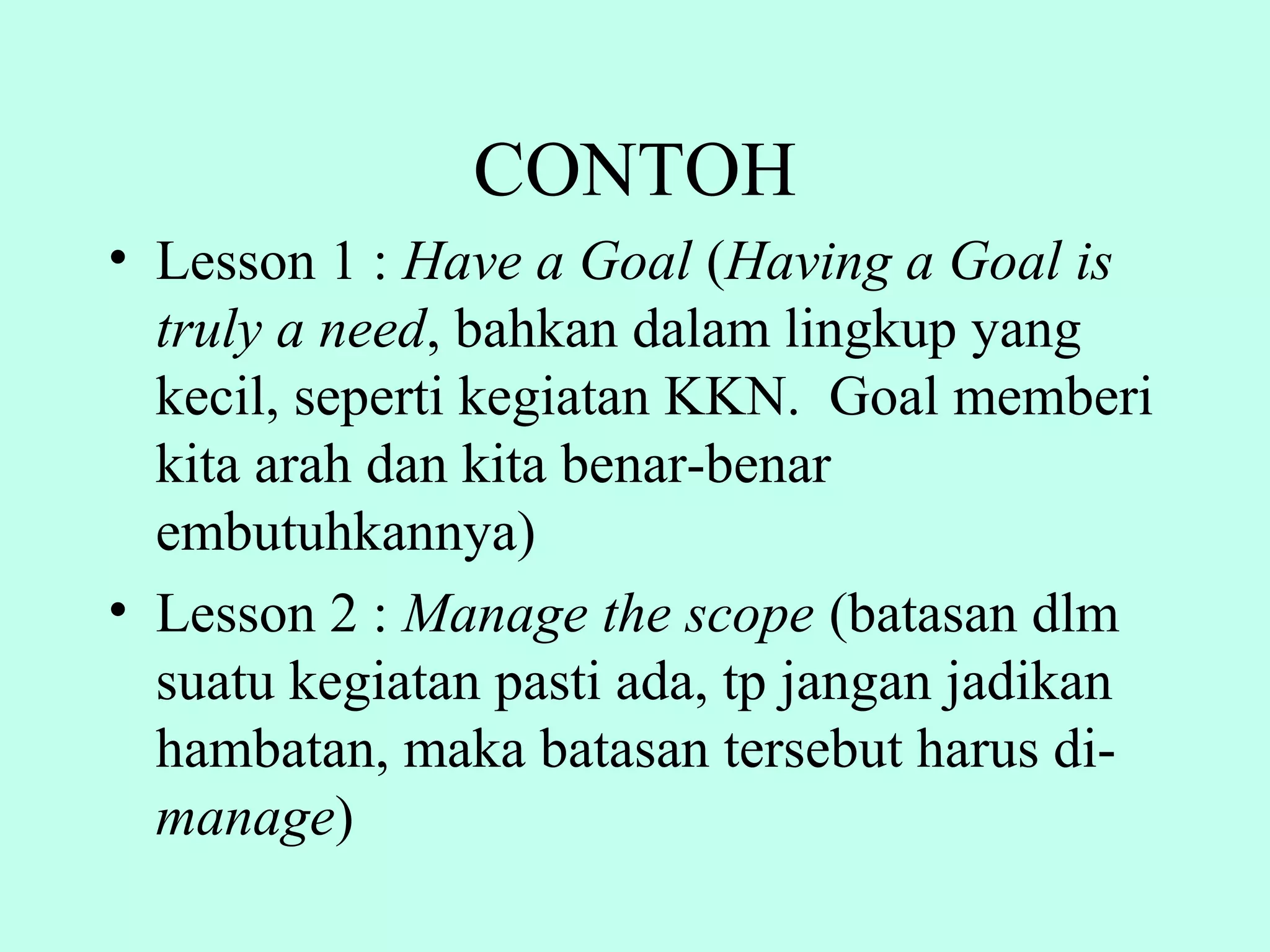 Lessonslearned | PPT