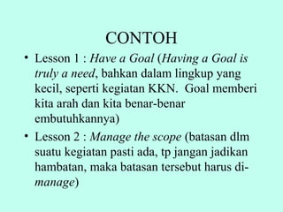 Lessonslearned | PPT