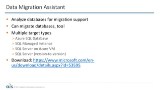 Lessons Learned Migrating Apps to Azure | PPT