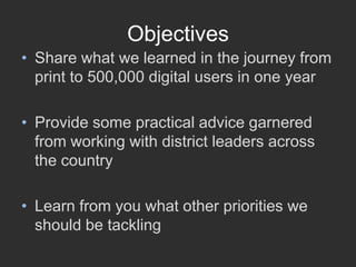 Lessons Learned: Our Journey to Digital | PPT