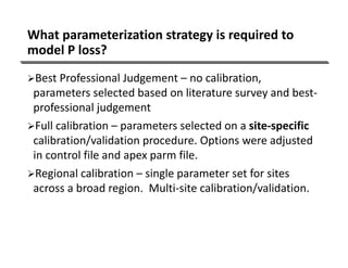 Lessons learned apex baffaut | PDF