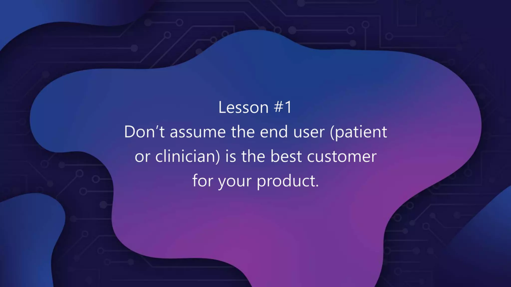 An Entrepreneur's Perspective: Lessons Learned Building an Electronic ...