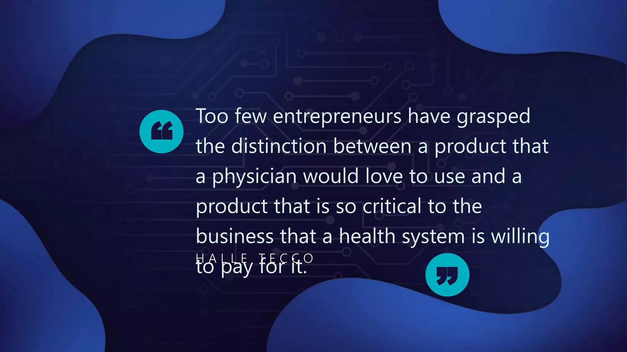 An Entrepreneur's Perspective: Lessons Learned Building an Electronic ...