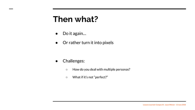 Lessons Learned: Complex IA | PPT