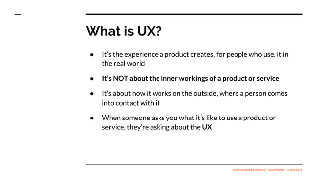 Lessons Learned: Complex IA | PPT