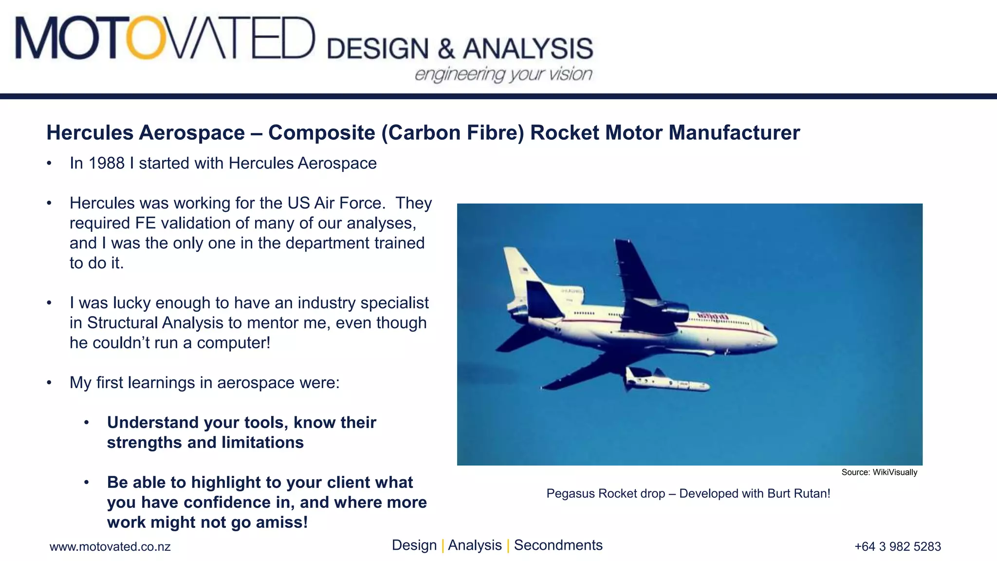 Lesson's Learned from 30 years in Aerospace Engineering by Greg ...