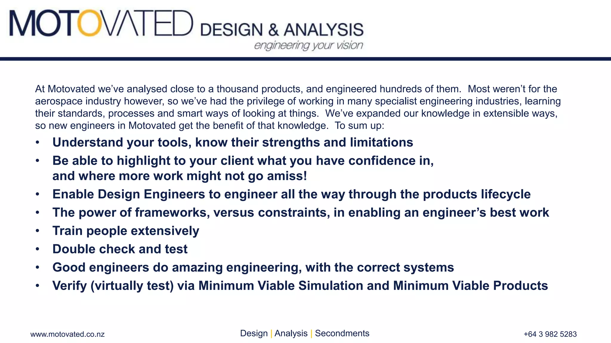 Lesson's Learned from 30 years in Aerospace Engineering by Greg ...