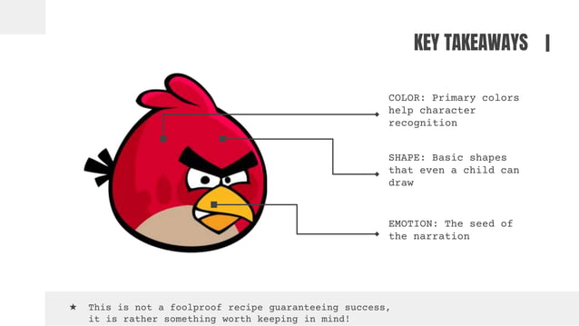 Lessons Learned from Angry Birds Character Design | PPTX
