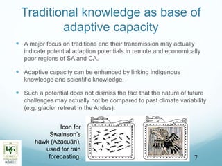 Lessons learned from autonomous and planned adaptation experiences en ...