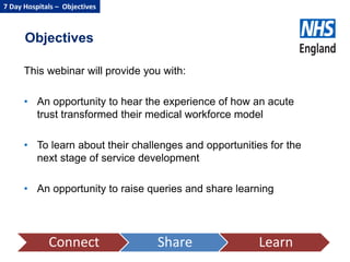 Lessons learned from changing the consultant workforce model in acute ...