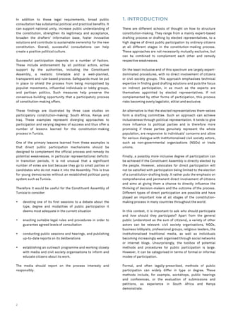 Lessons Learned from Constitution-making: Processes with Broad Based ...