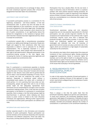 Lessons Learned from Constitution-making: Processes with Broad Based ...