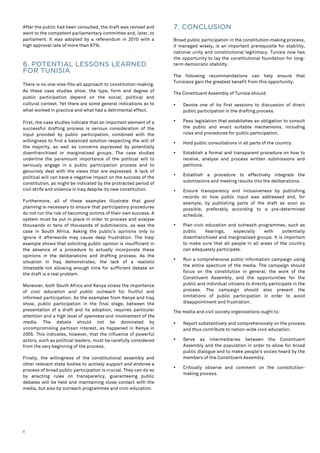 Lessons Learned from Constitution-making: Processes with Broad Based ...