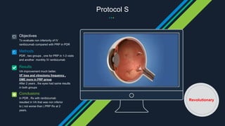 Lessons learned from DRCR protocols | PPTX