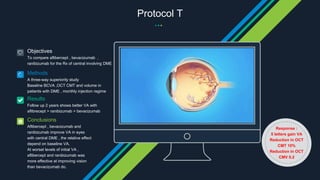 Lessons learned from DRCR protocols | PPTX