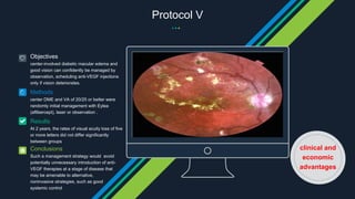Lessons learned from DRCR protocols | PPTX