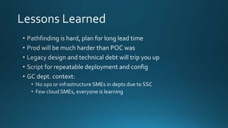 Lessons learned from migrating a legacy web app to azure | PPT
