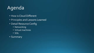 Lessons learned from migrating a legacy web app to azure | PPT