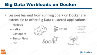 Lessons learned from running Spark on Docker | PPT