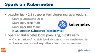 Lessons learned from running Spark on Docker | PPT