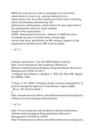 Lessons Learned from Why We Hate (Shouldn’t Hate) HR” Article.docx