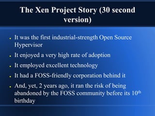 Lessons Learned from Xen [LFNW 2013] | PDF | Operating Systems | Computer Software and Applications