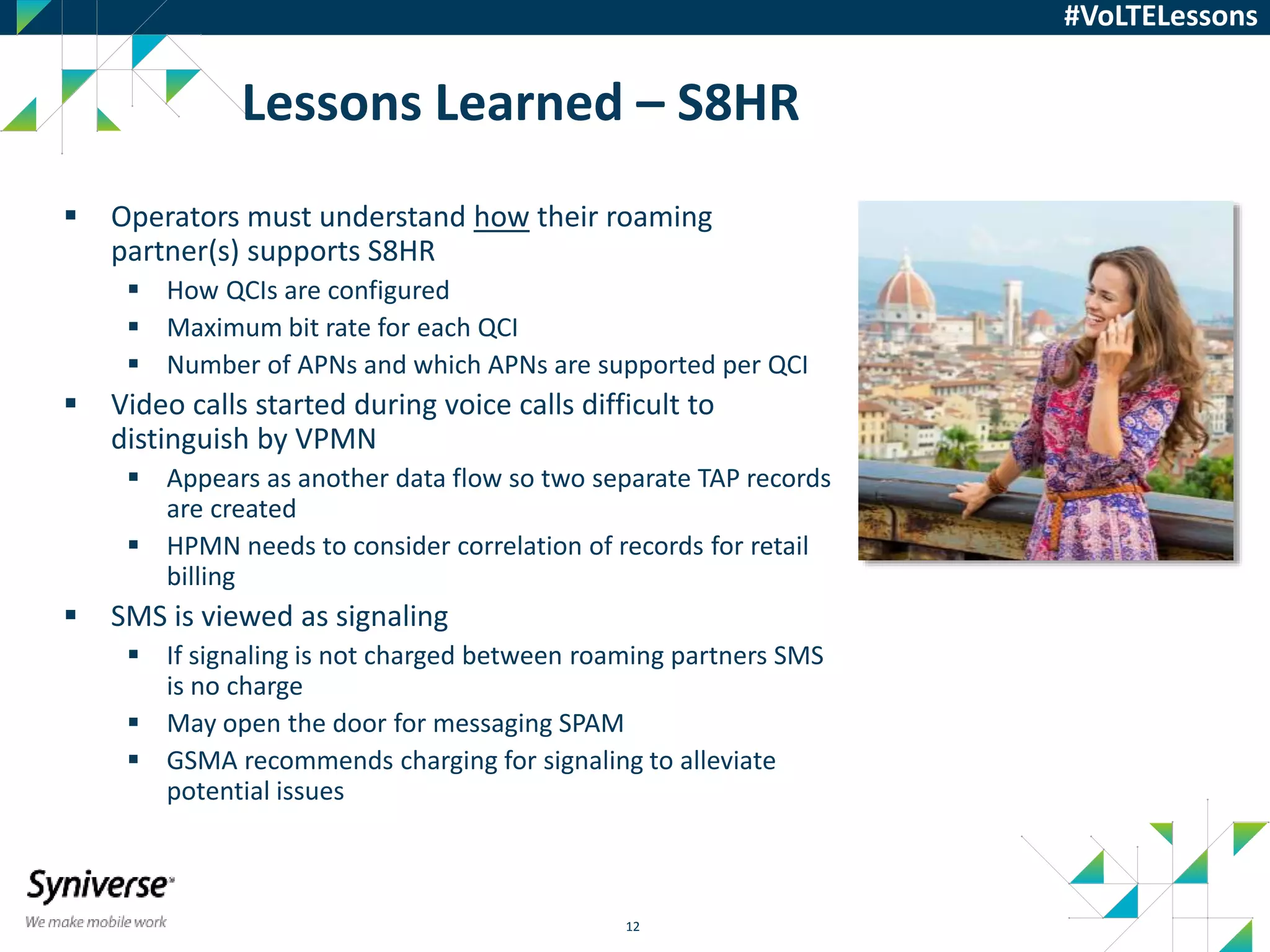 Lessons Learned: Implementing VoLTE Roaming APAC | PPTX