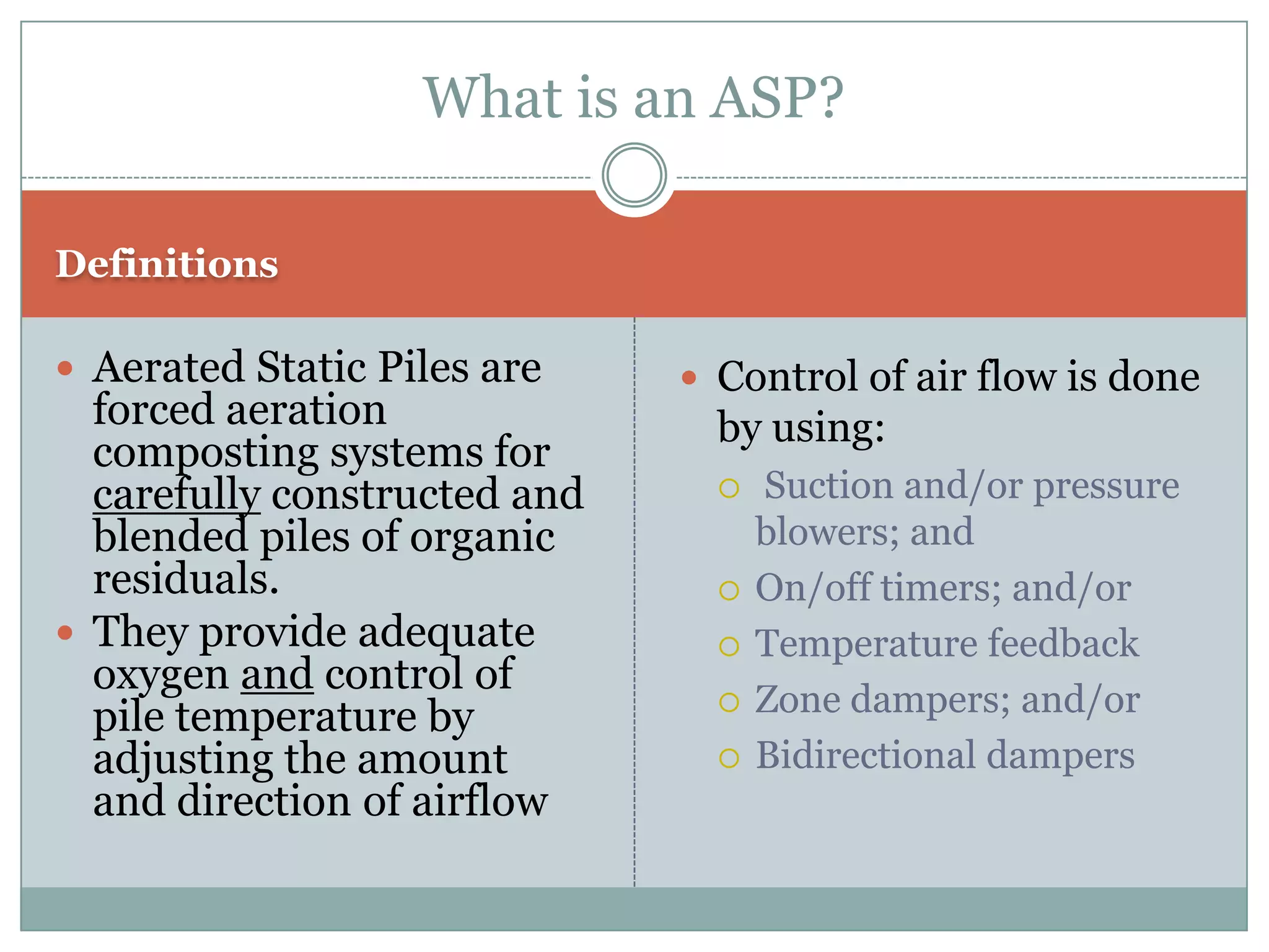 Lessons learned in Aerated Static Pile Composting | PPTX