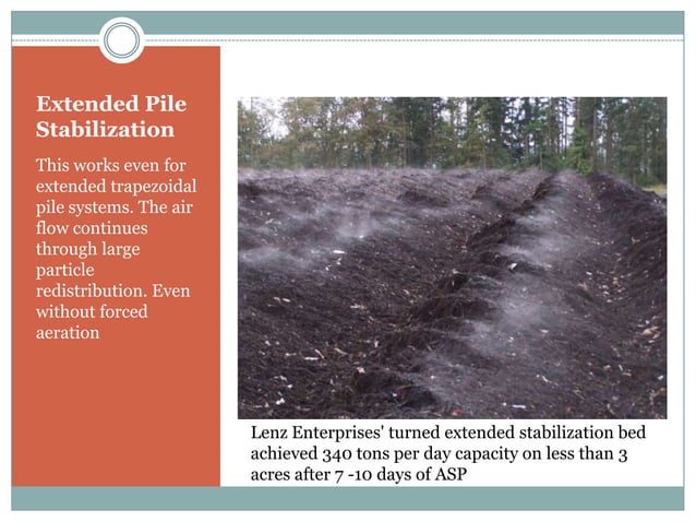 Lessons learned in Aerated Static Pile Composting | PPTX