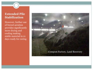 Lessons learned in Aerated Static Pile Composting | PPTX