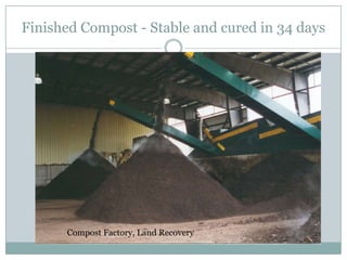Lessons learned in Aerated Static Pile Composting | PPTX