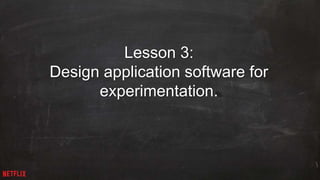 Lessons Learned from Building Machine Learning Software at Netflix | PPTX