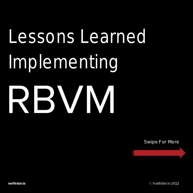Lessons Learned Implementing RBVM | PDF Lessons Learned Implementing RBVM | PDF