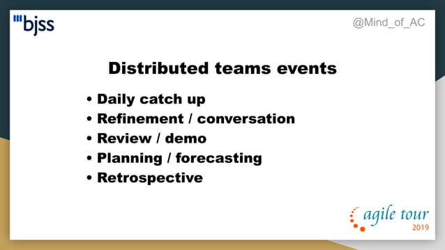 Lessons learned scrum mastering distributed teams - Agile Tour Vilnius ...