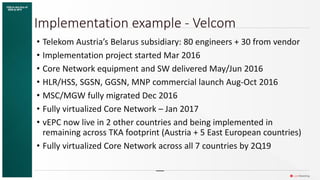 Lessons learned so far in operationalizing NFV | PPT