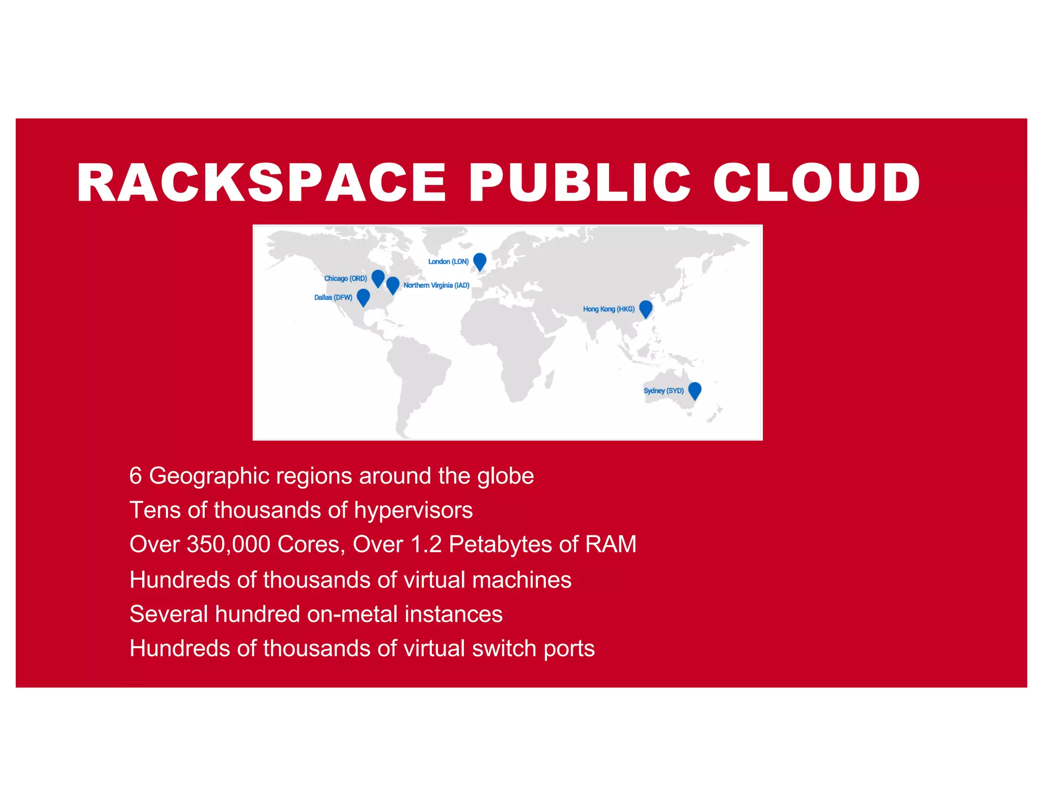 Lessons Learned Running The Largest OpenStack Clouds | PPT