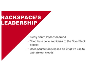 Lessons Learned Running The Largest OpenStack Clouds | PPT