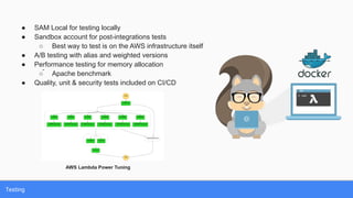 Lessons learned while going serverless in production | PPT