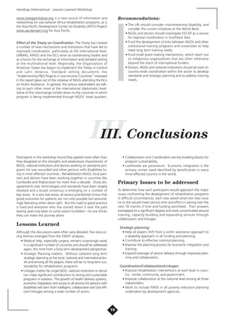 HI 73a - Lessons Learned Workshop | PDF