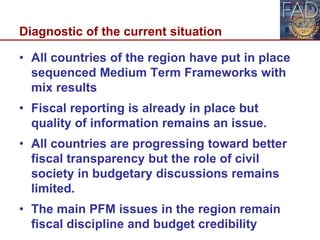 Medium Term Budget Frameworks in West Africa: Lessons learnt | PPTX